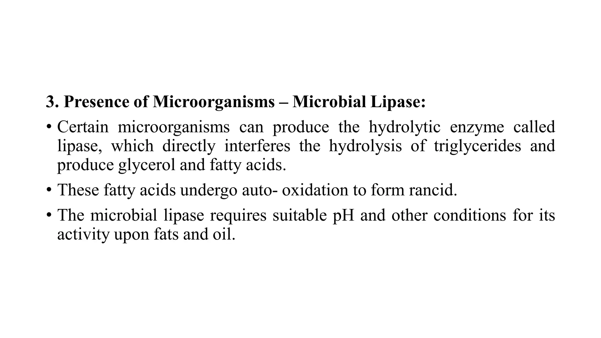Chemical reactions and rancidity of fats | PDF