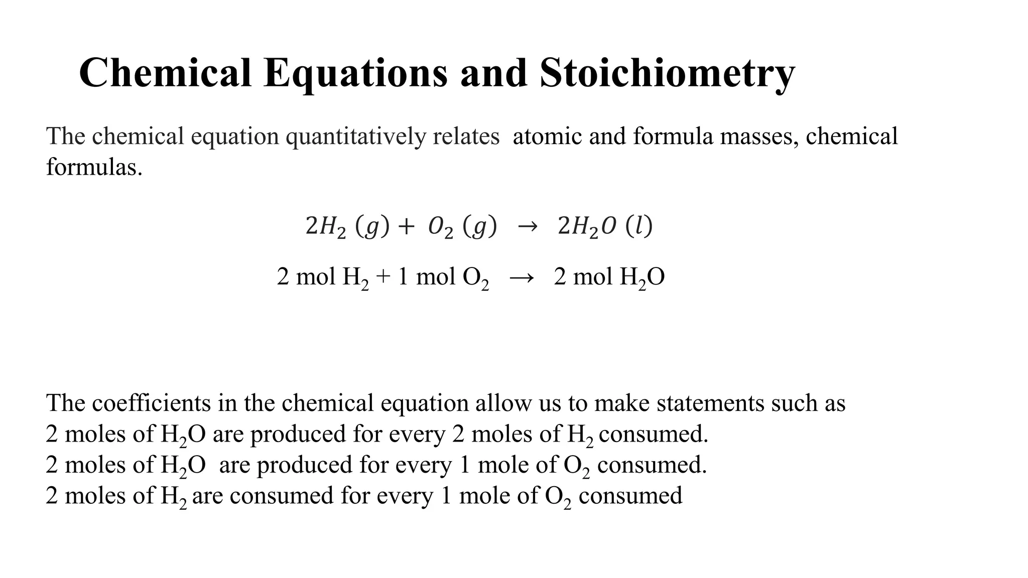 Chemical reactions and stoichiometry | PPTX