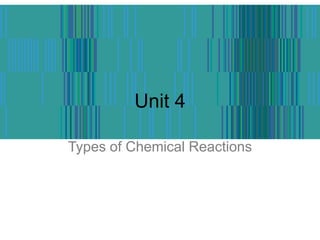 Types of Chemical Reactions | PPTX