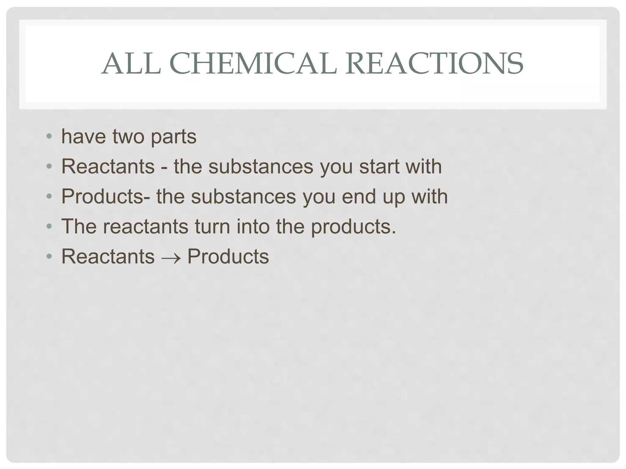 Chemical reactions balancing | PPTX