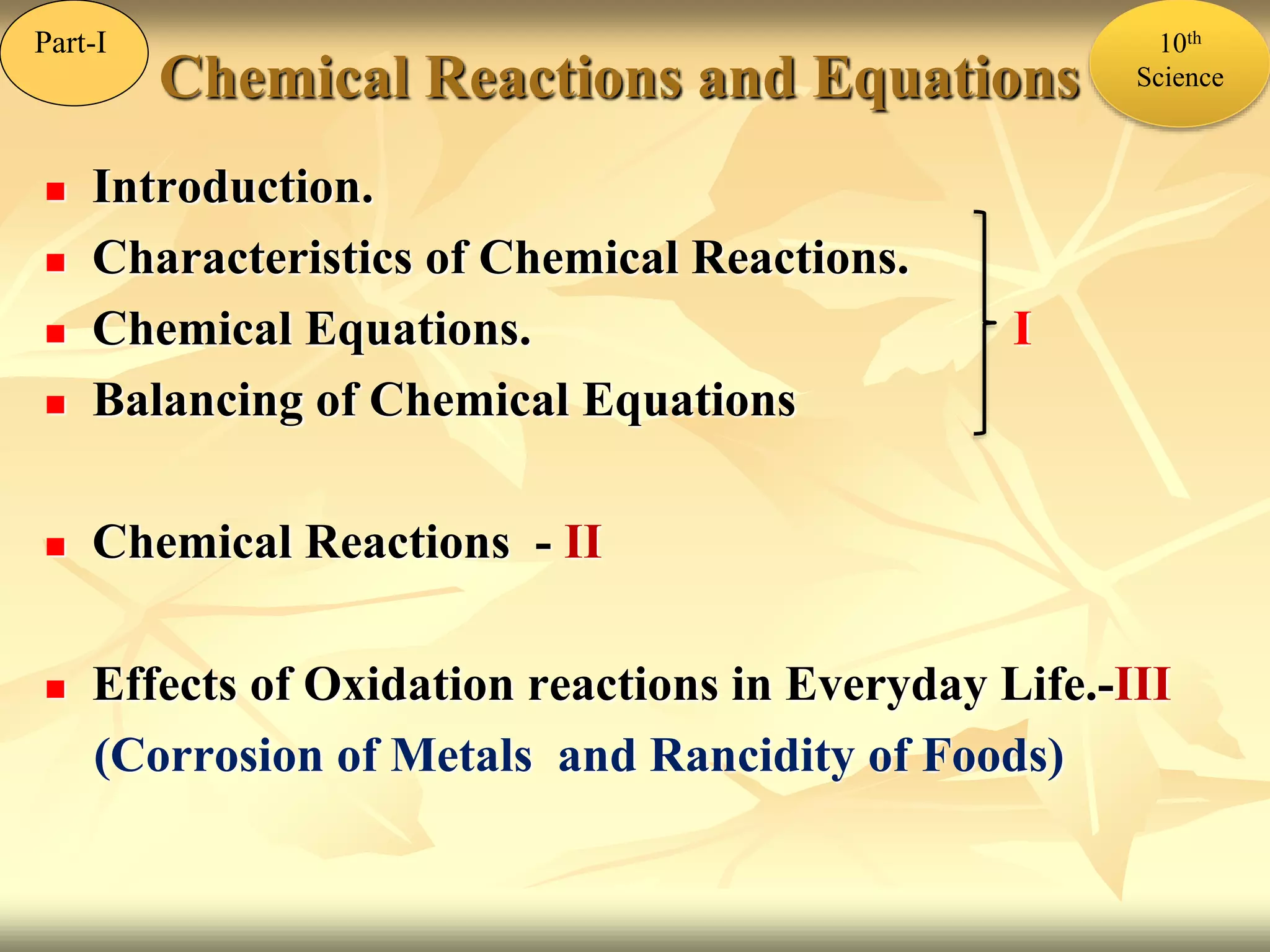 Chemical reactions final i | PPT