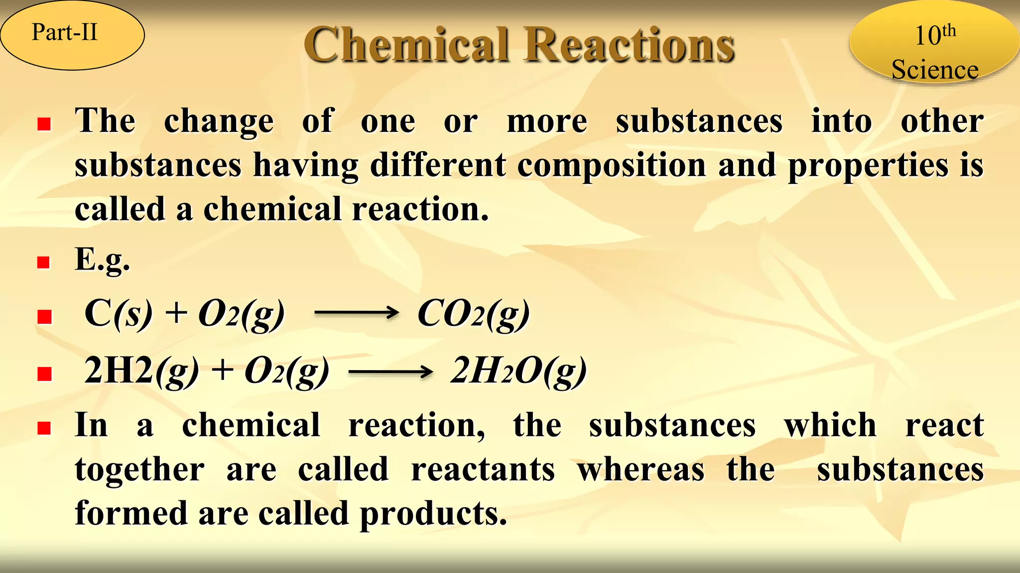 Chemical reactions final ii (1)new | PPT