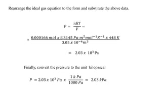 Chemical reactions in gases | PPTX