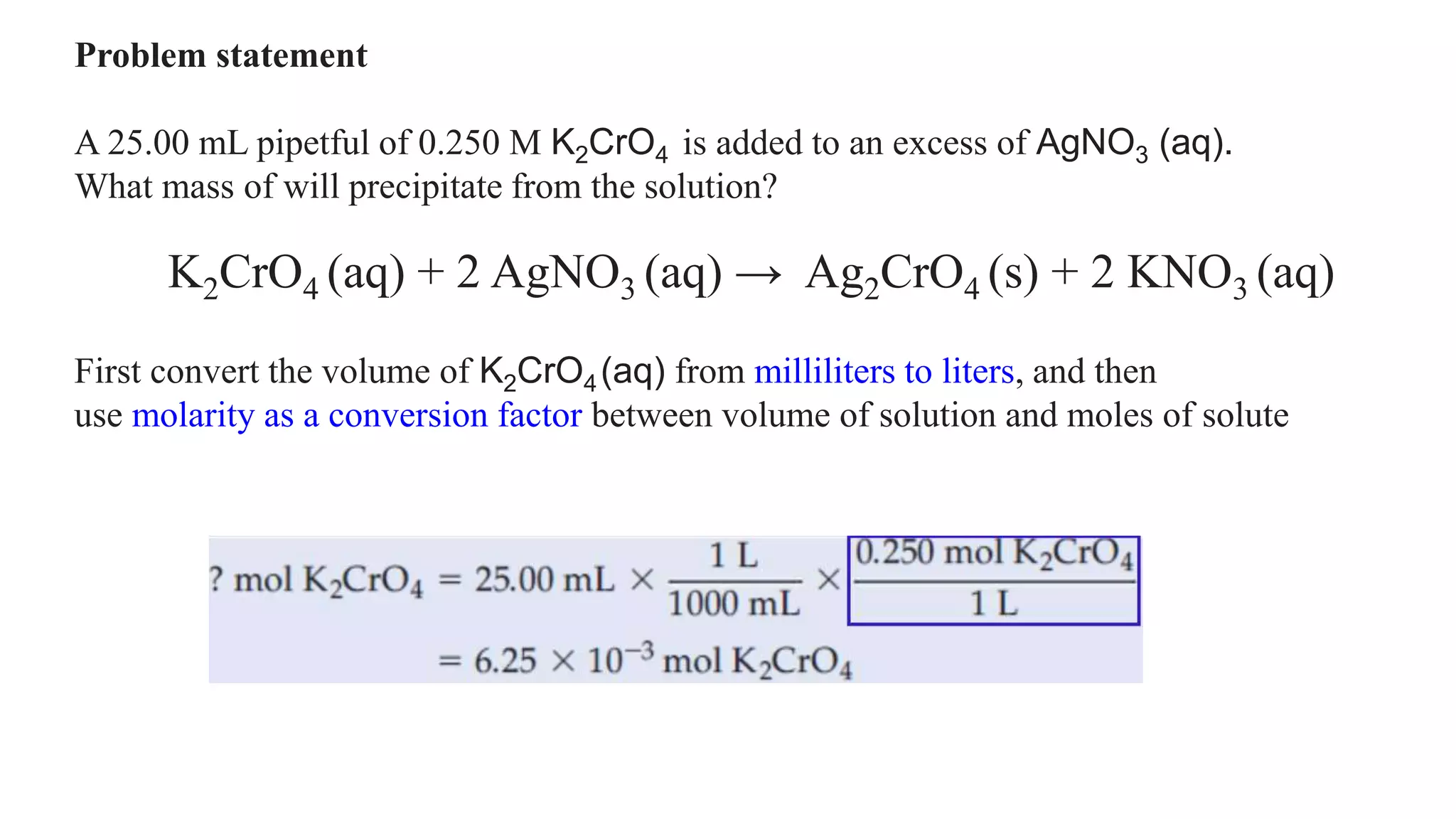 Chemical reactions in solutions | PPTX