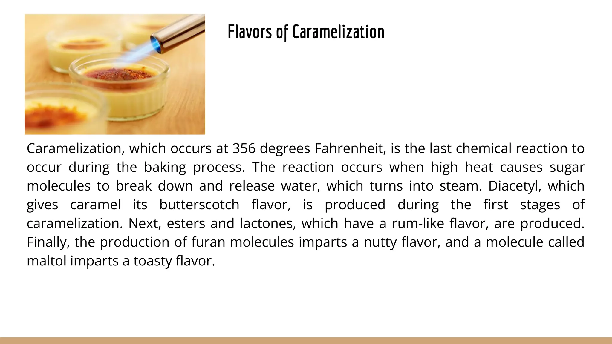 Chemical reactions involved in baking a cake | PDF
