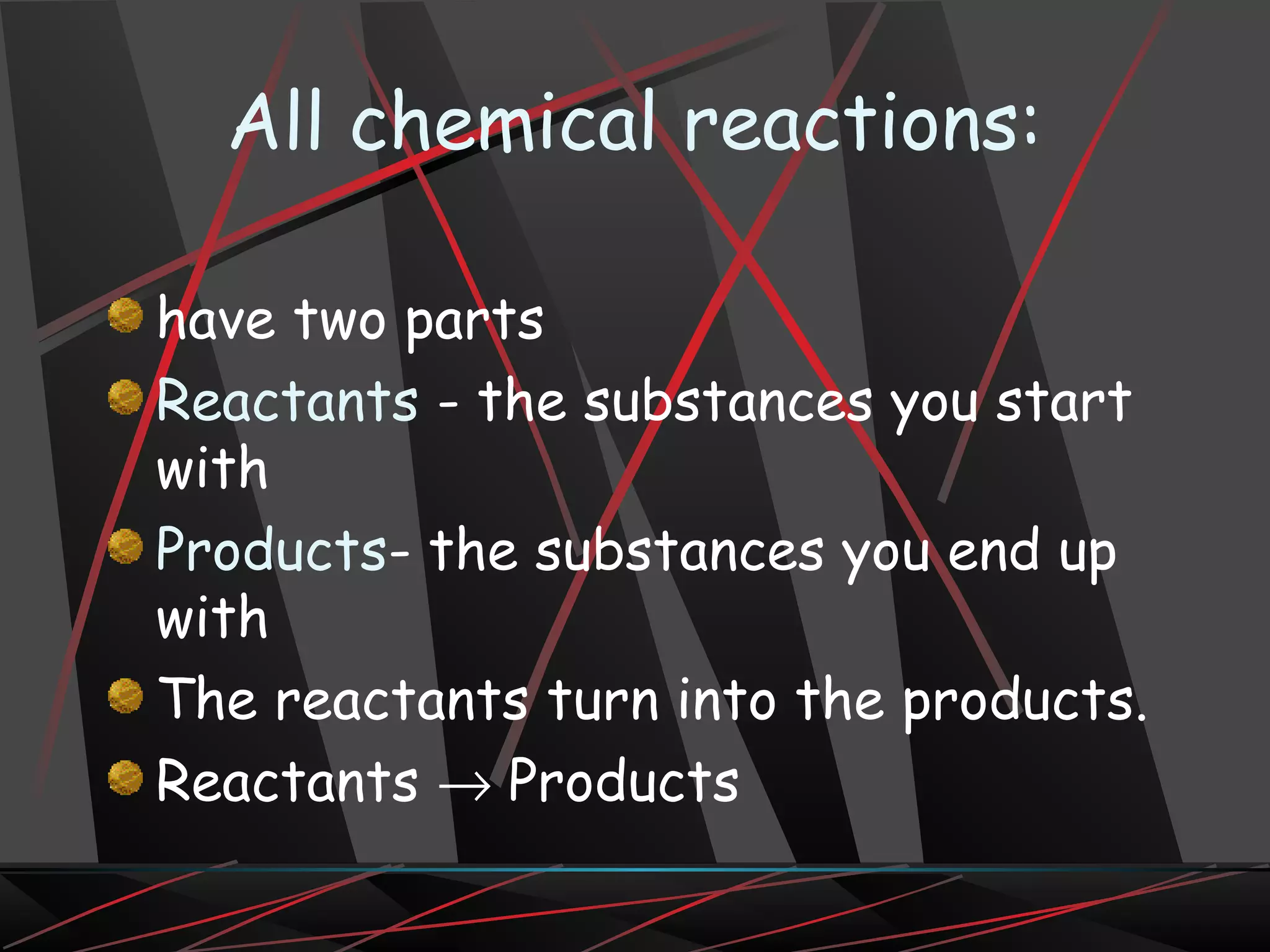 Chemical Reactions Notes | PPT