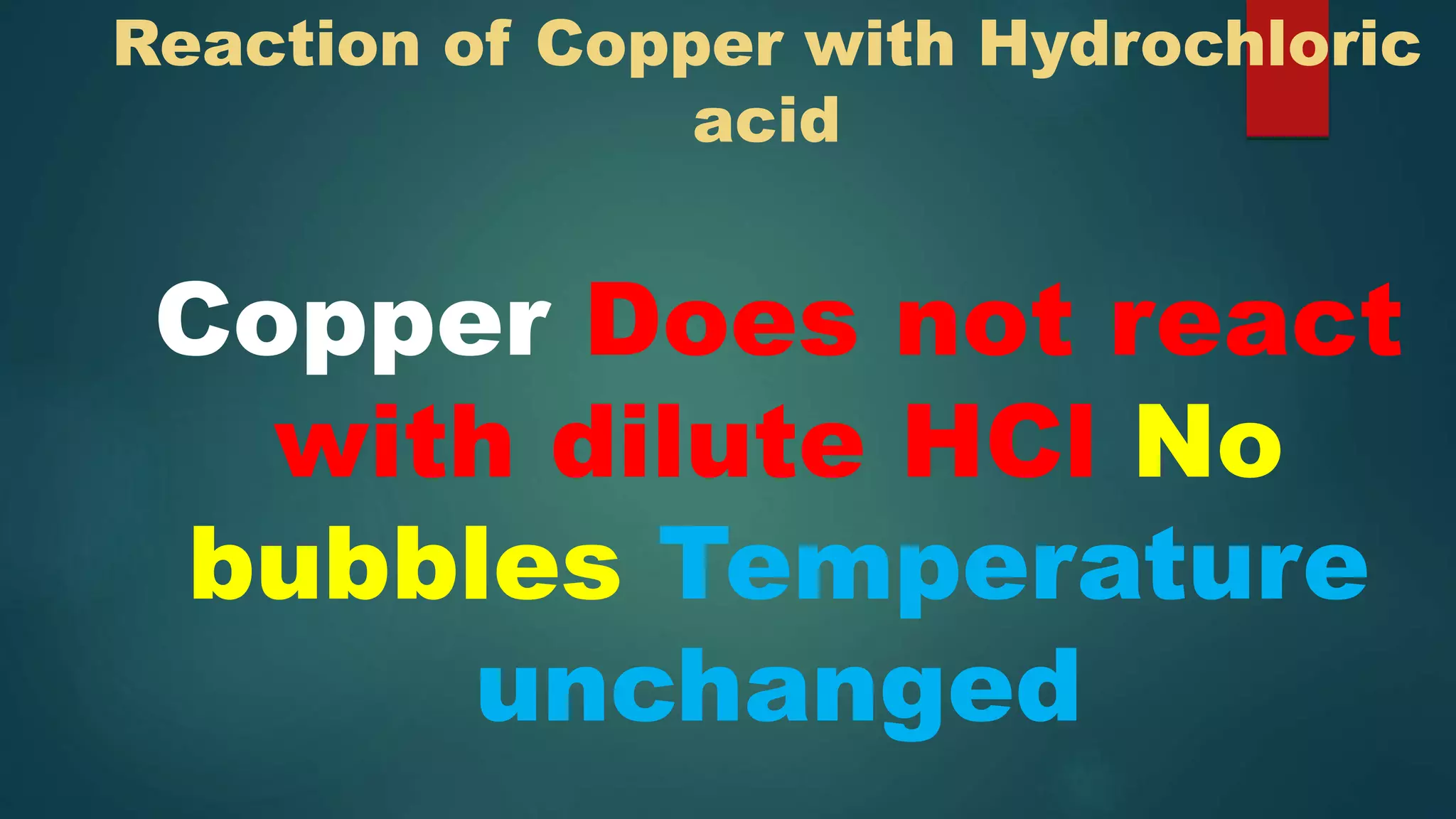 Chemical reactions of Metal for Class 10th CBSE | PPTX