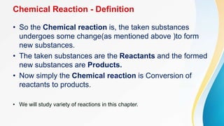 NCERT CLASS X according to CBSE CHEMICAL REACTIONS PPT.pptx