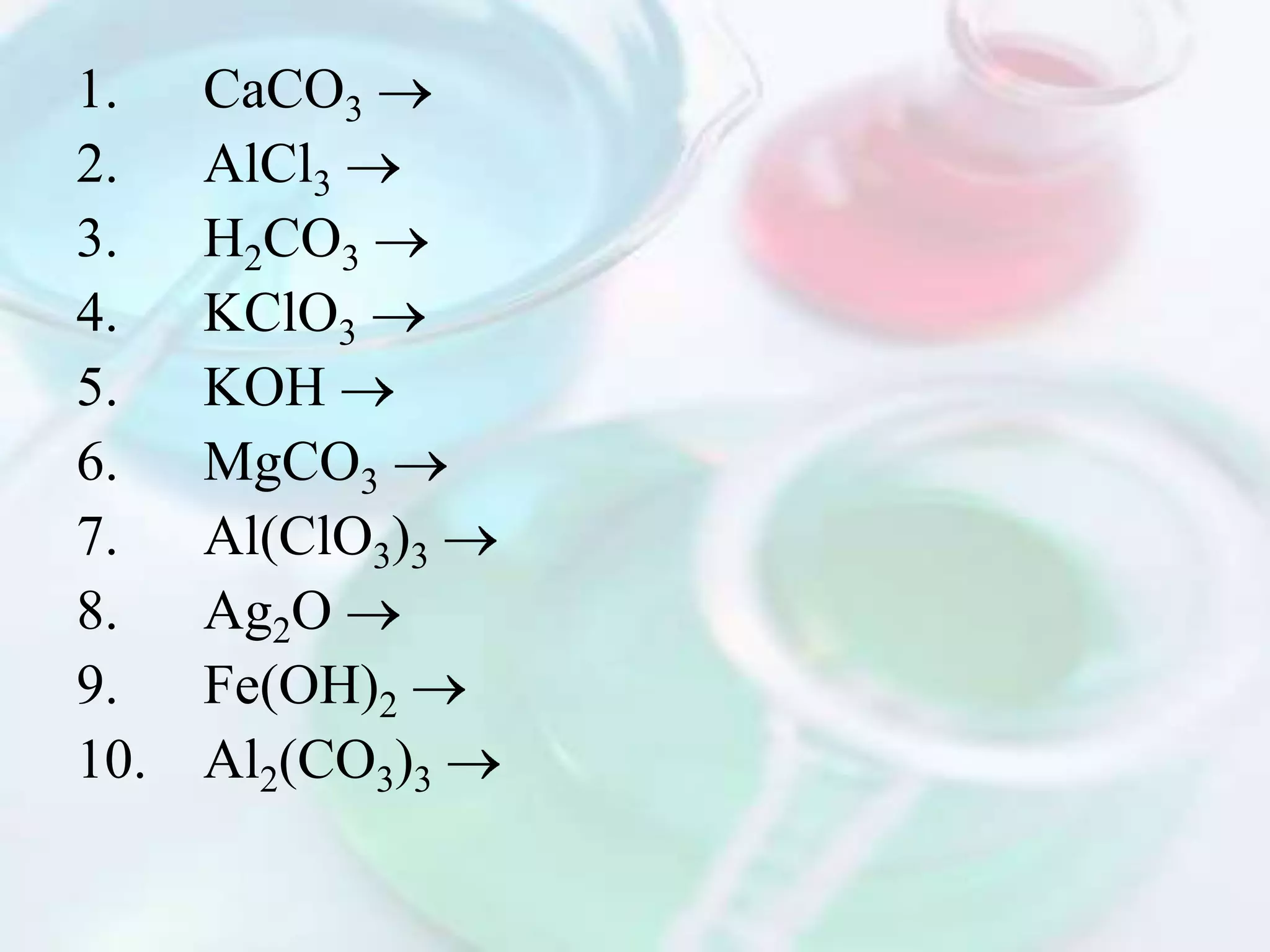 Synthesis and Decomposition Reactions | PPTX