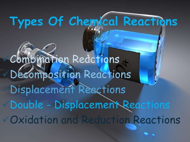 Chemical Reactions (Class-10) | PPTX | Chemistry | Science