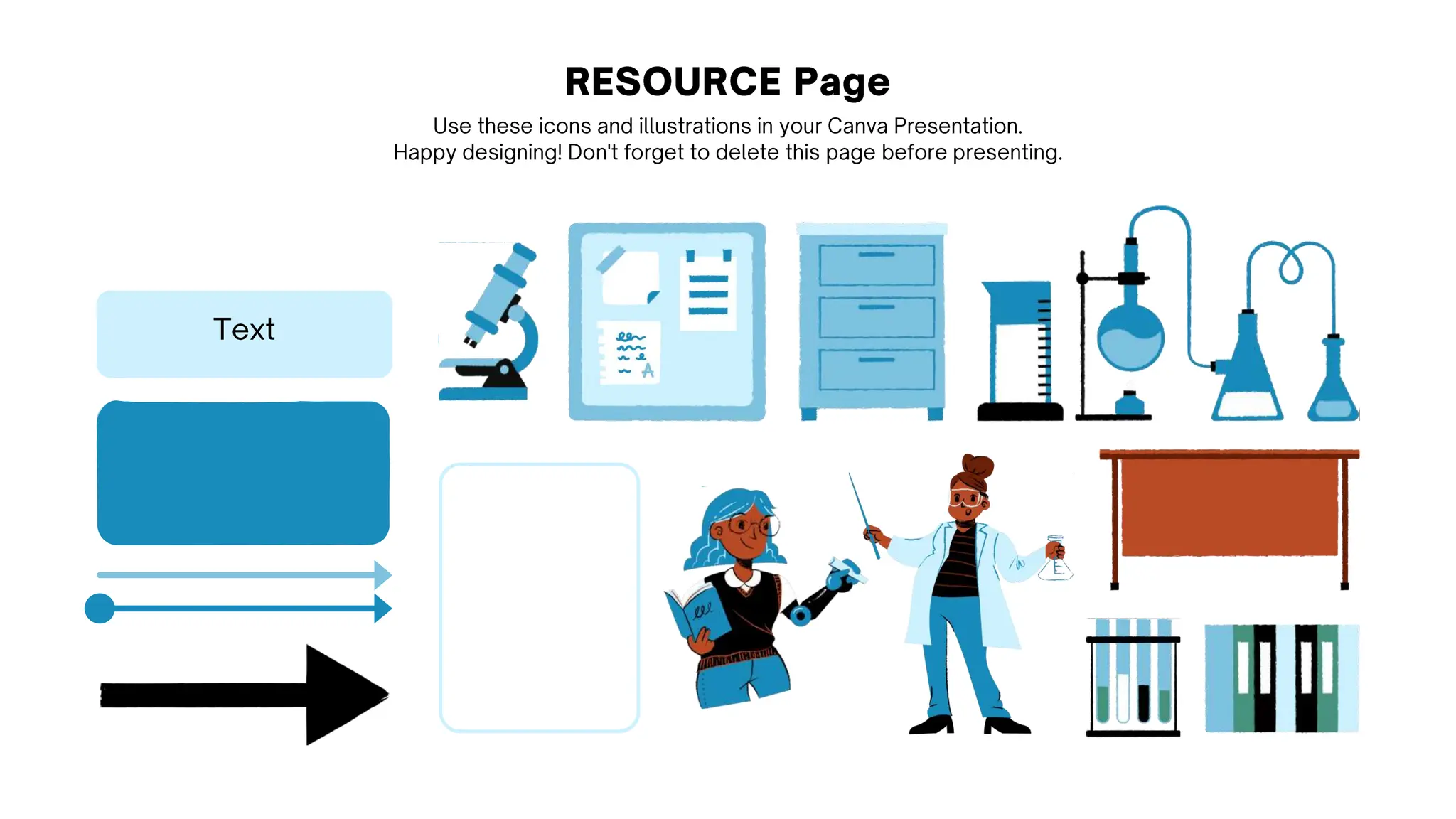 Chemical Reactions Science Presentation in Blue Light Blue Hand Drawn ...