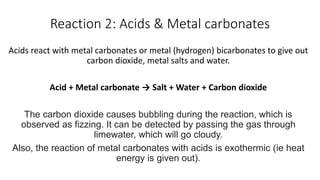 Chemical reactions with acids Year 10 science.pptx