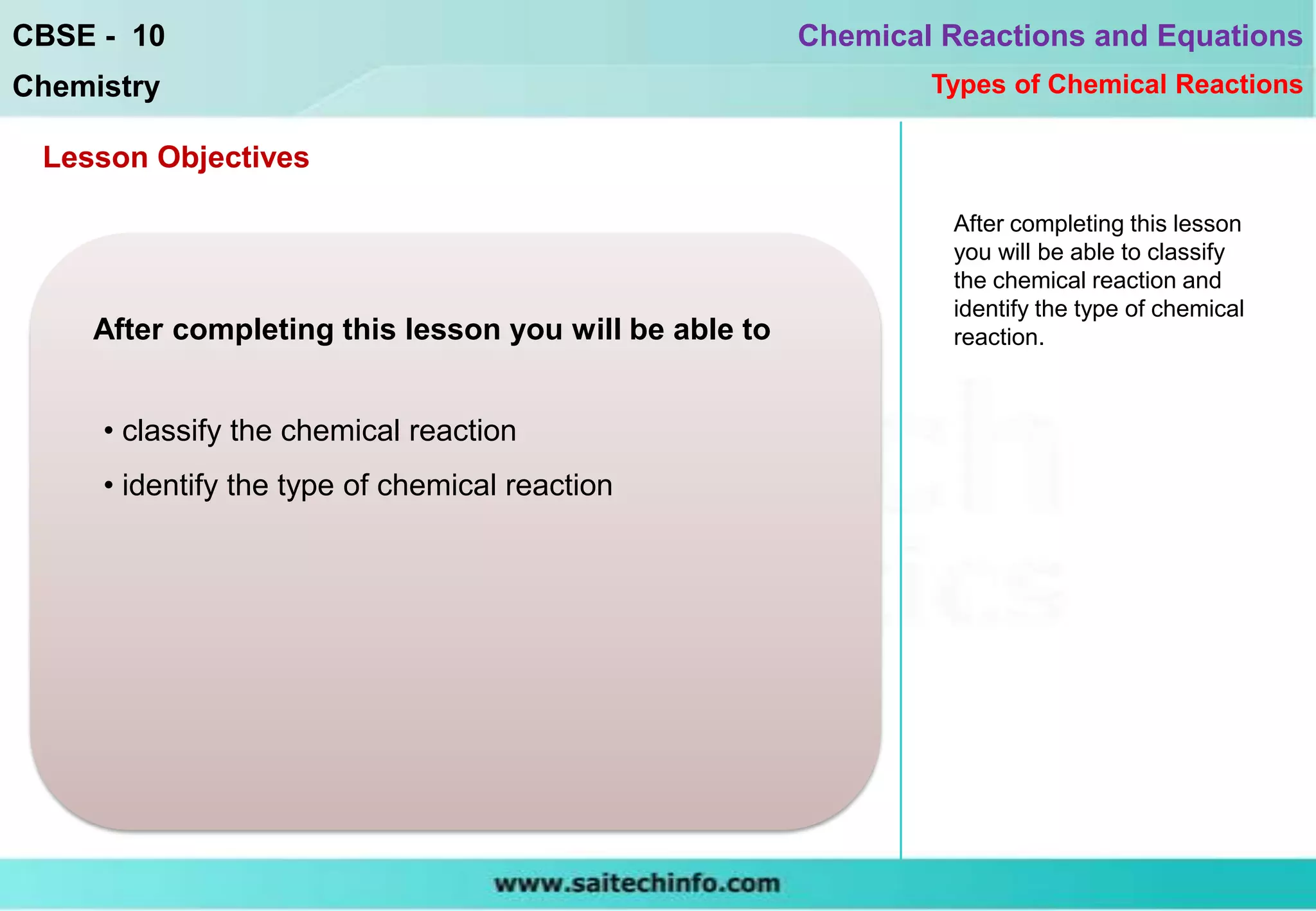 Chemical reaction types_grade_10 | PPTX