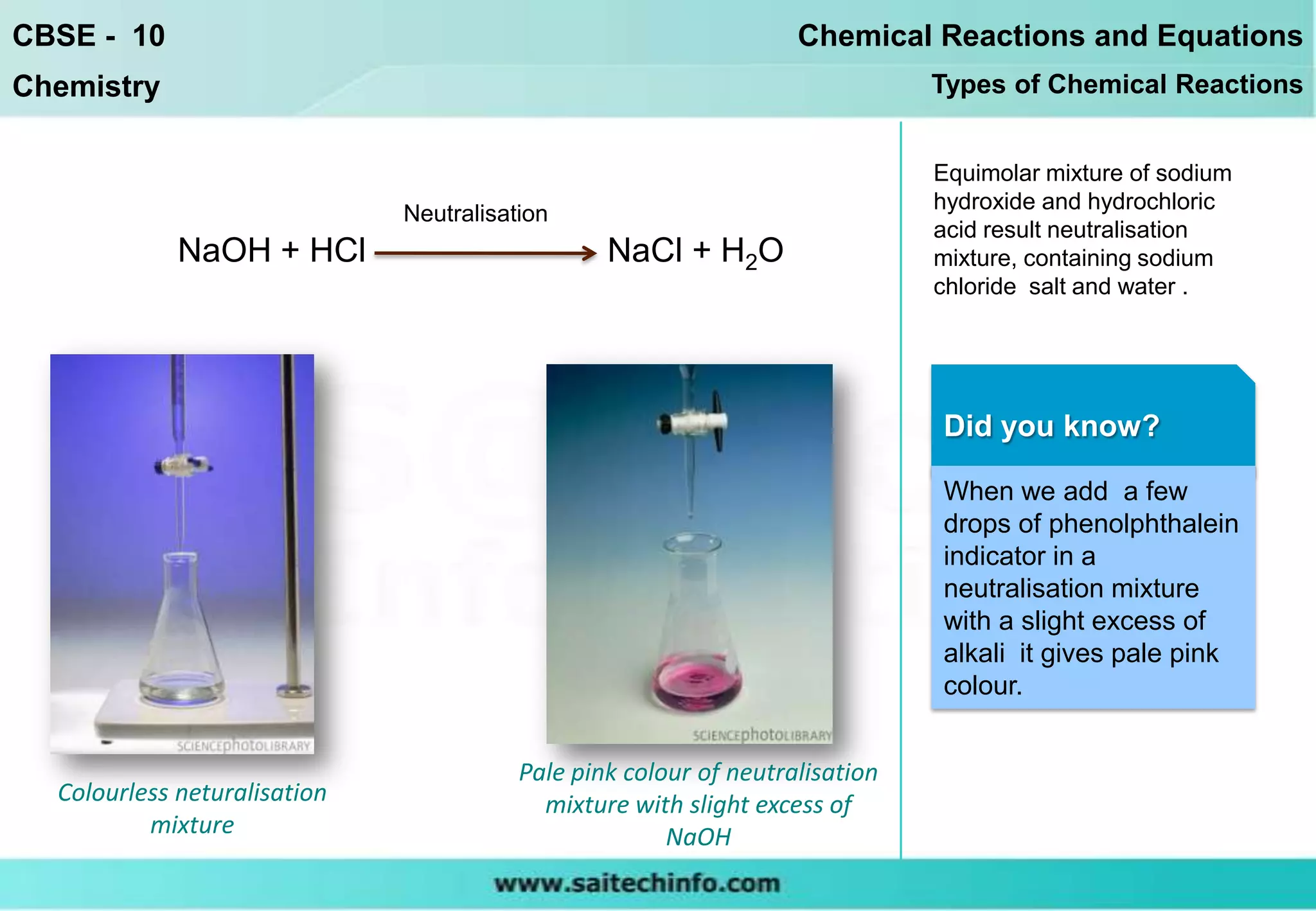 Chemical reaction types_grade_10 | PPTX