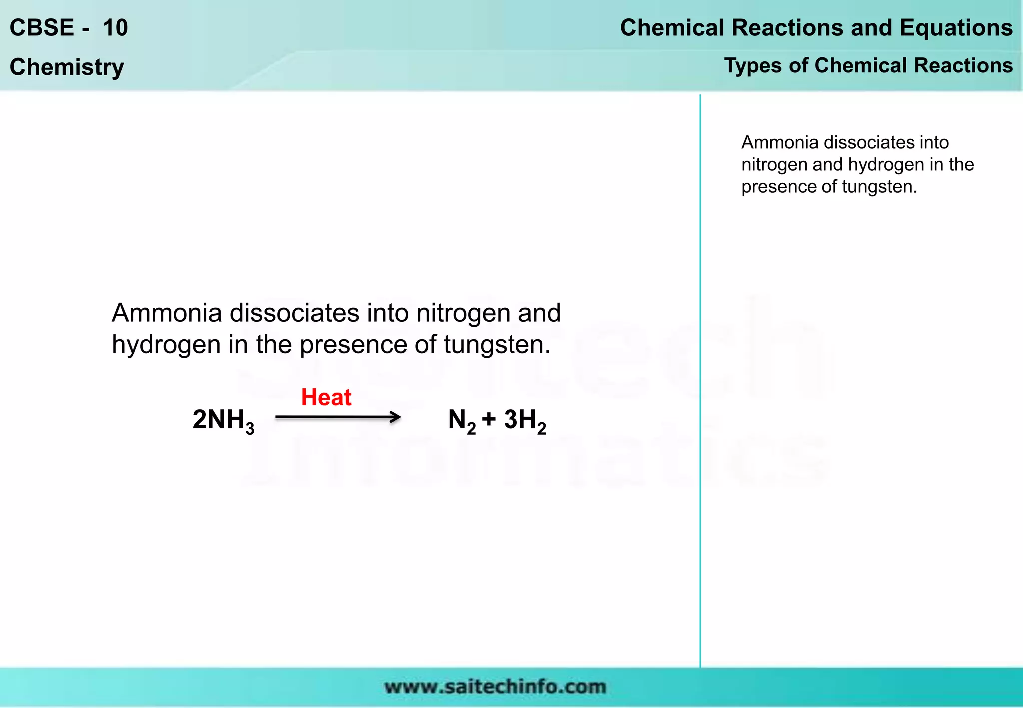 Chemical reaction types_grade_10 | PPTX