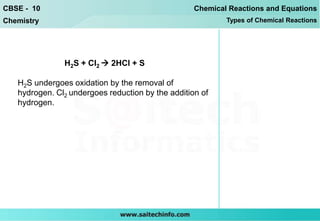 Chemical reaction types_grade_10 | PPTX