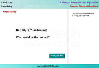 Chemical reaction types_grade_10 | PPTX