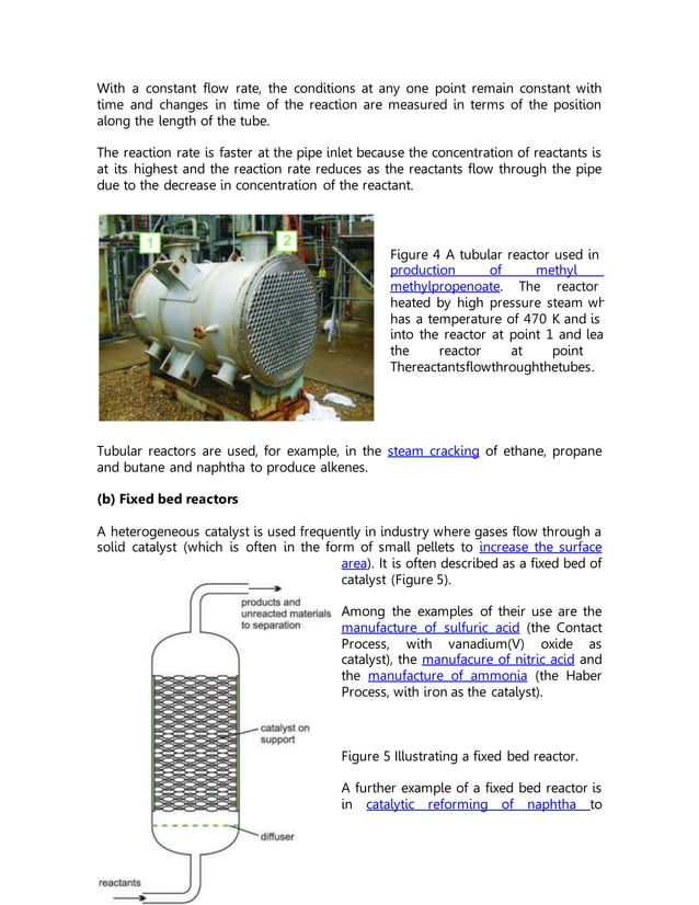 Chemical reactors | PDF