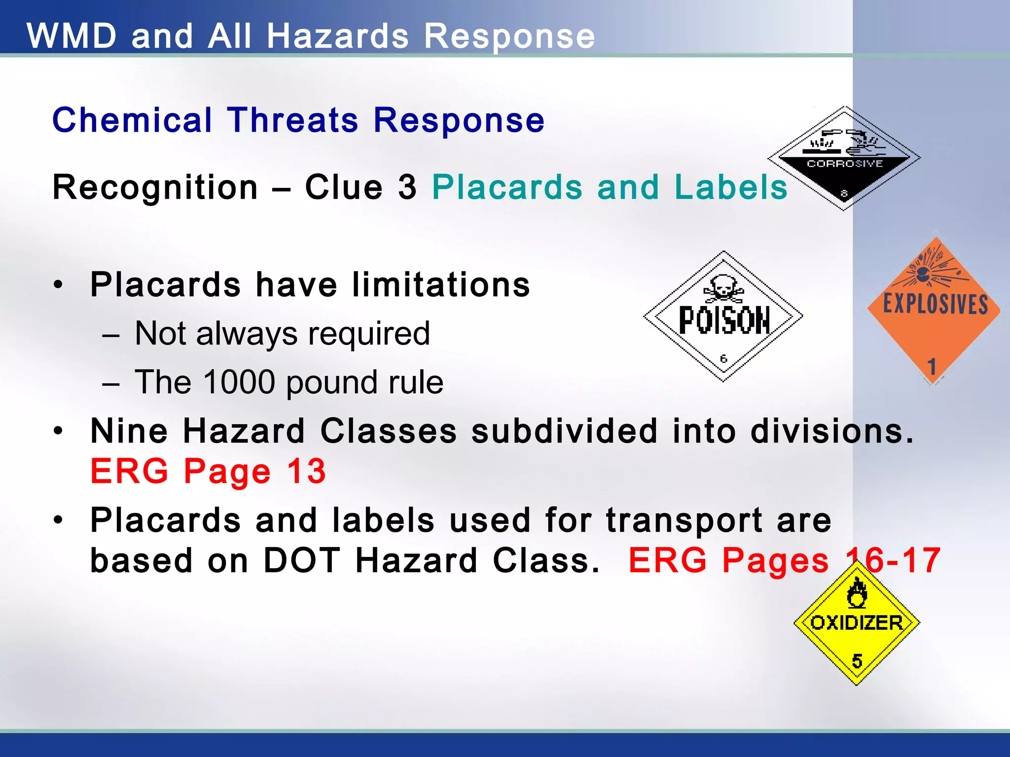 Chemical response plan good | PPT