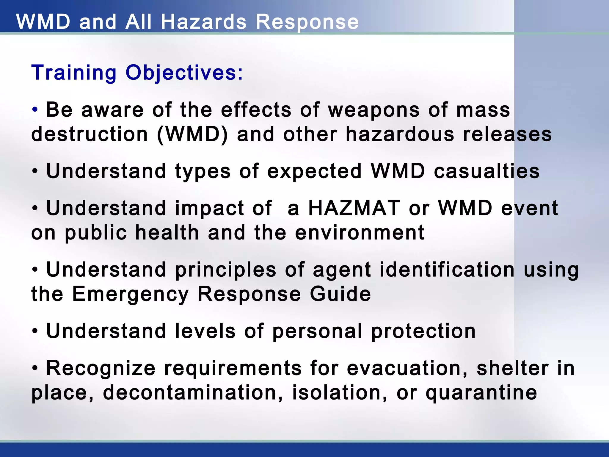 Chemical response plan good | PPT