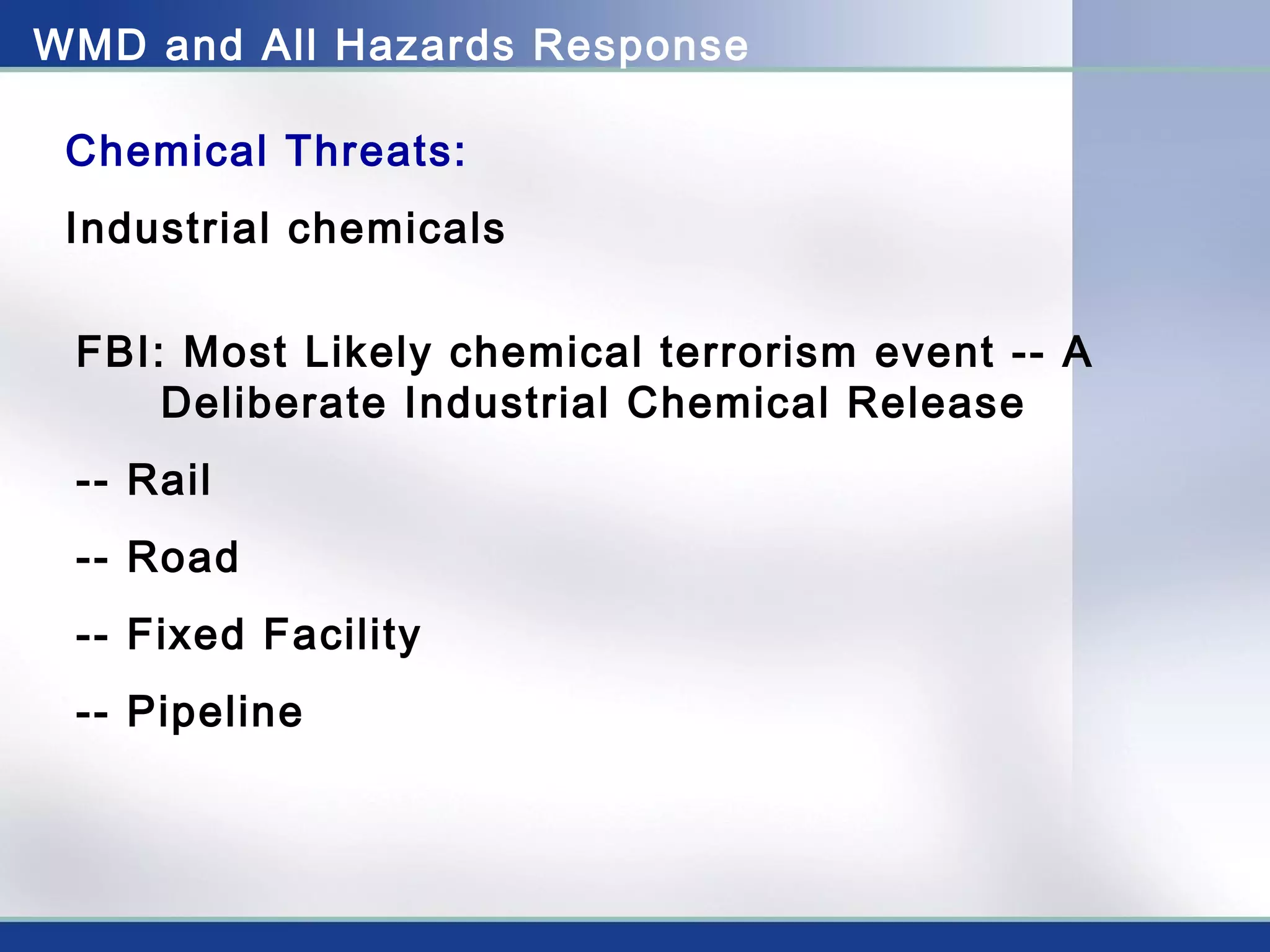 Chemical response plan good | PPT
