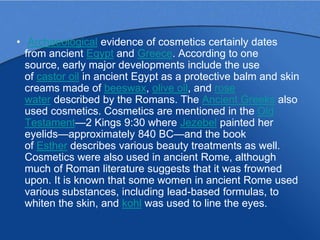 Chemicals used-for-deodorants | PPTX