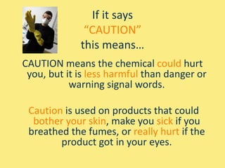 Chemical Safety | PPT