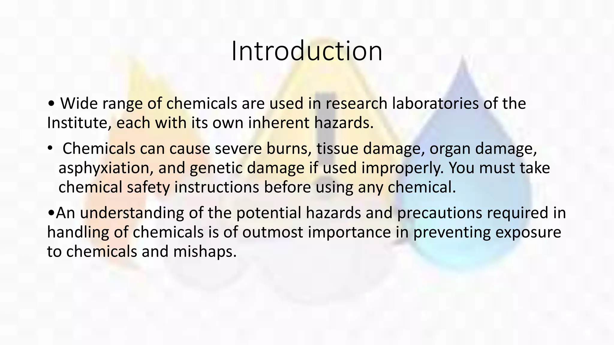 Chemical safety | PPT