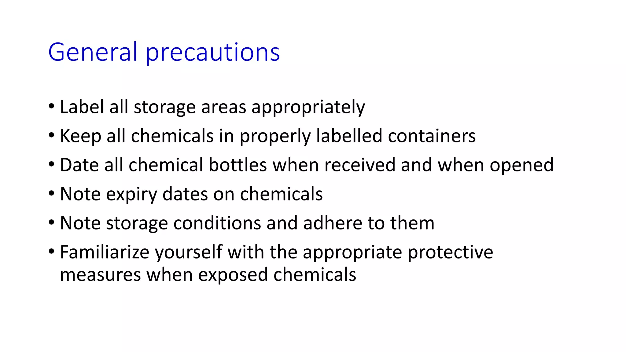 Chemical safety | PPTX