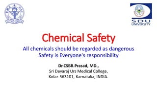 Chemical safety | PPTX