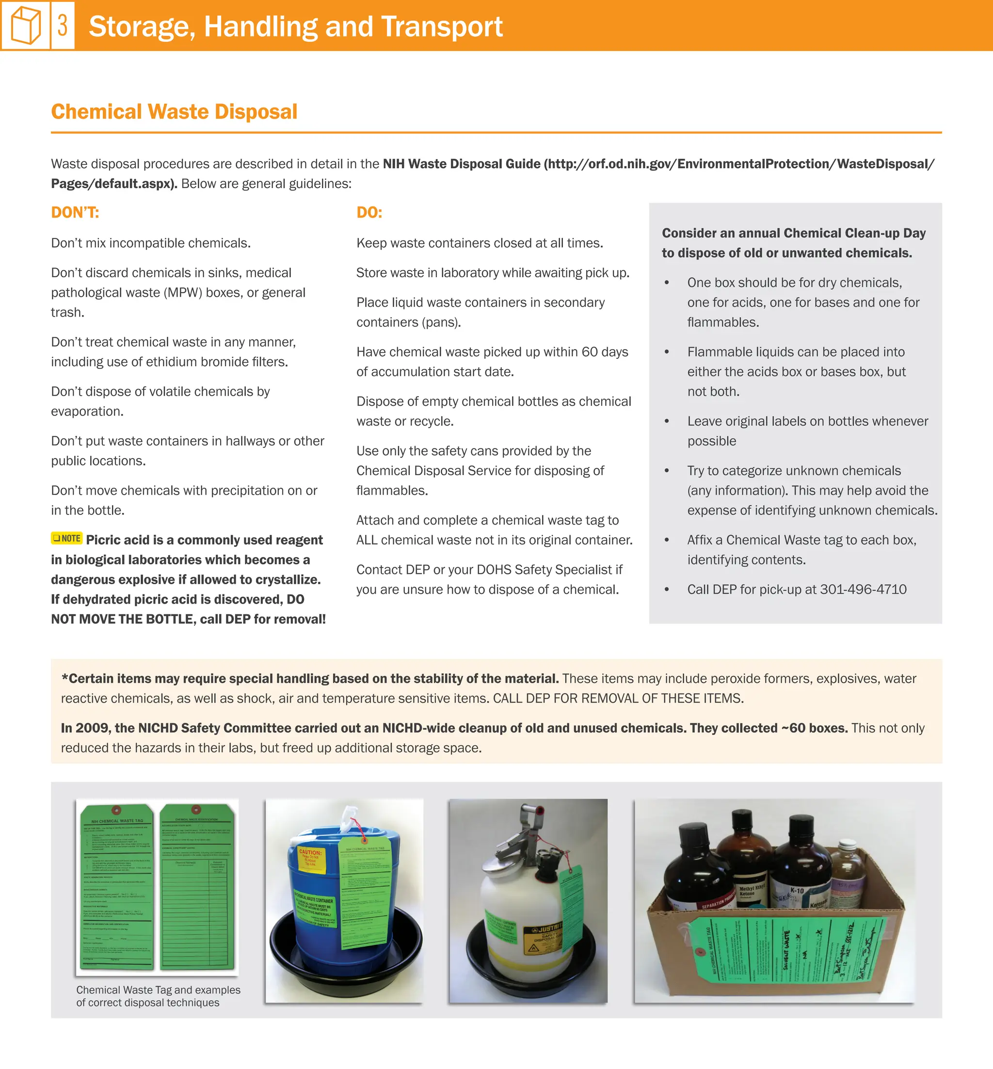 Chemical Safety Guidelines with hazard and risk controls | PDF
