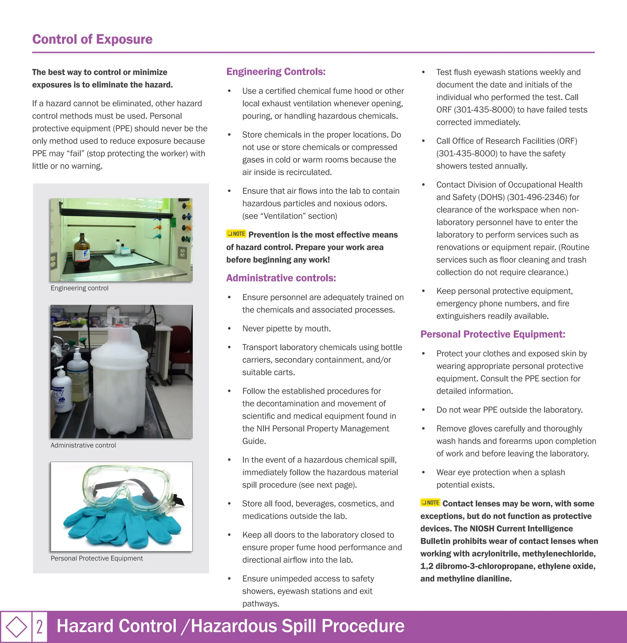 Chemical Safety Guidelines with hazard and risk controls | PDF