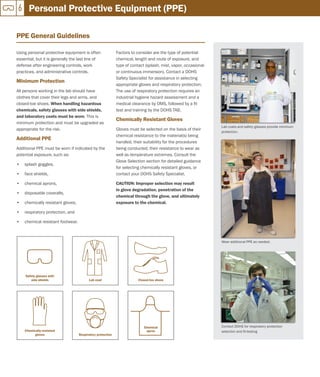Chemical Safety Guidelines with hazard and risk controls | PDF