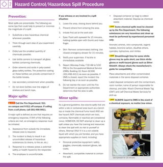 Chemical Safety Guidelines with hazard and risk controls | PDF
