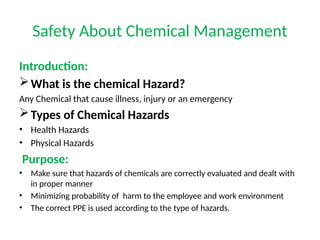 Chemical safetyheheejeneejjejj Managment.pptx