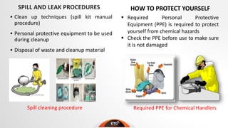 Chemical safety presentation for chemicals | PPTX
