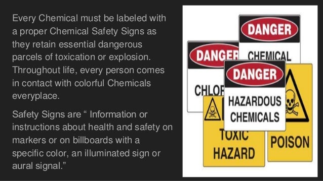 Chemical safety signs | PPT