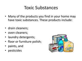Chemicals around the home | PPTX