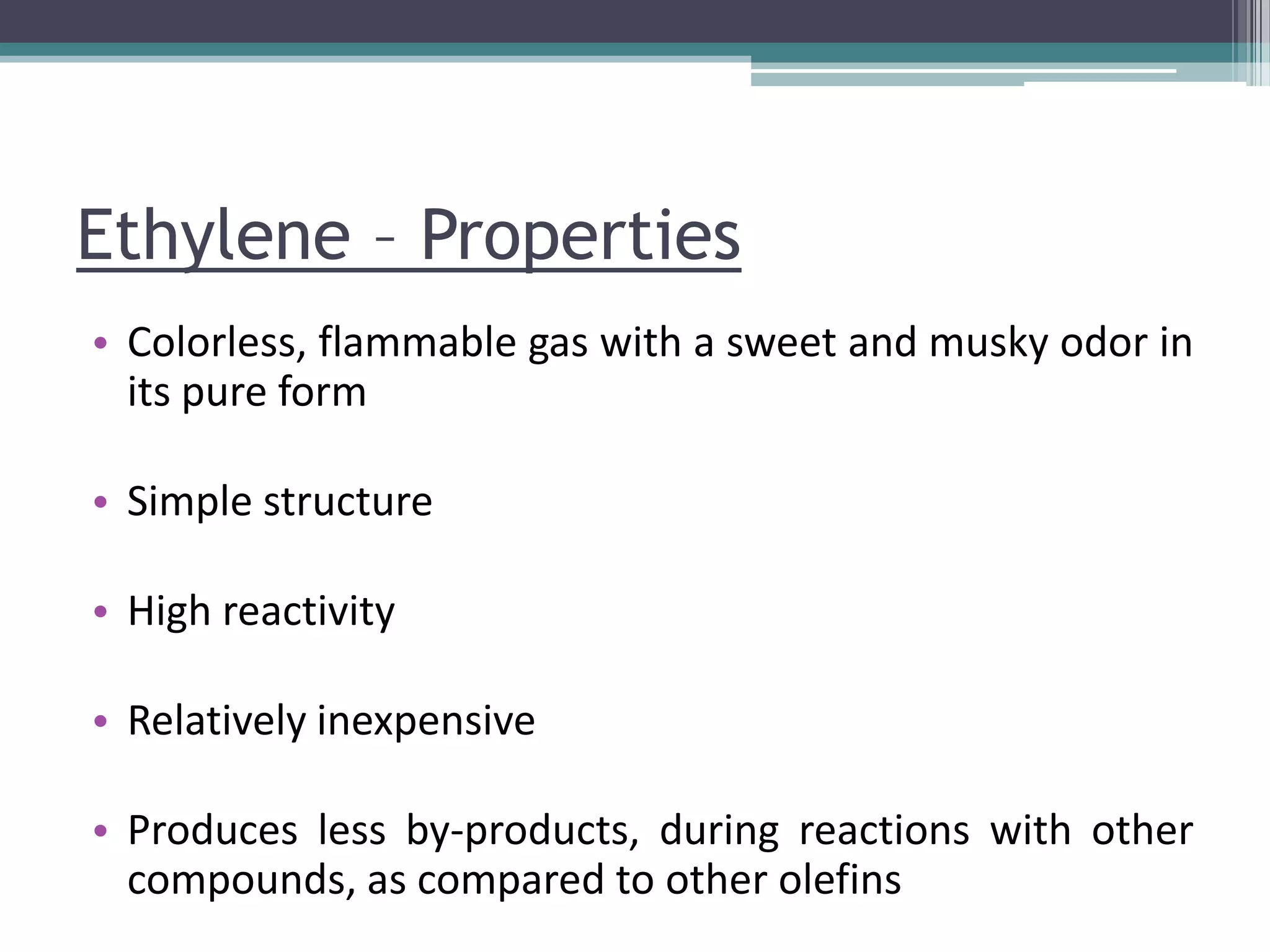 Chemicals based on ethylene | PPTX