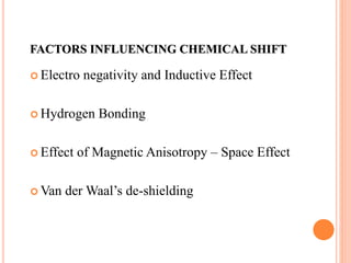 Chemical shift | PPTX