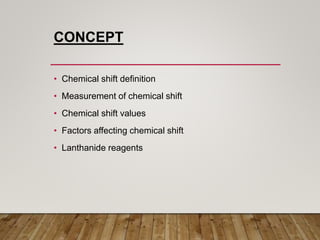Chemical shift and factors affecting chemical shift (2) | PPTX