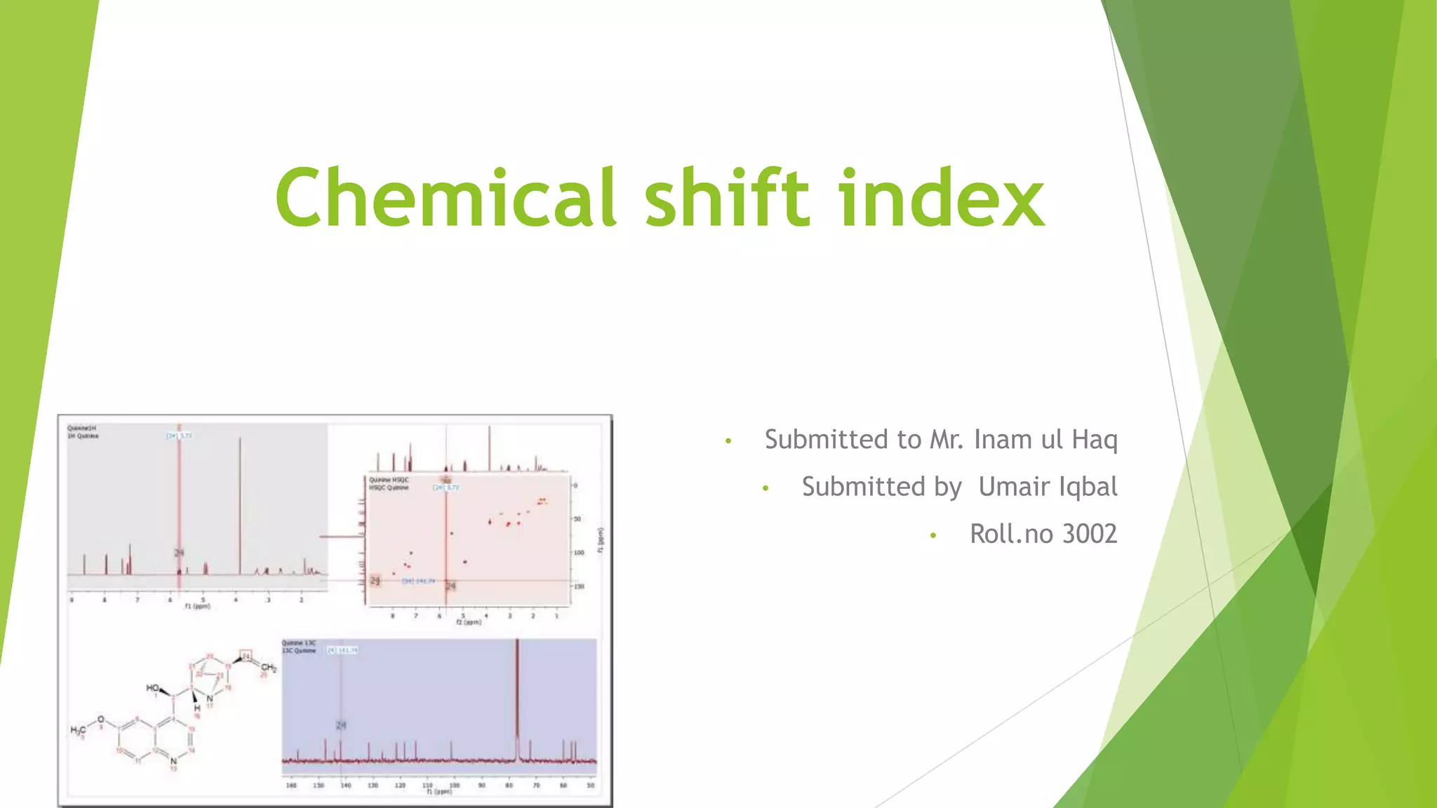 Chemical shift index | PPT