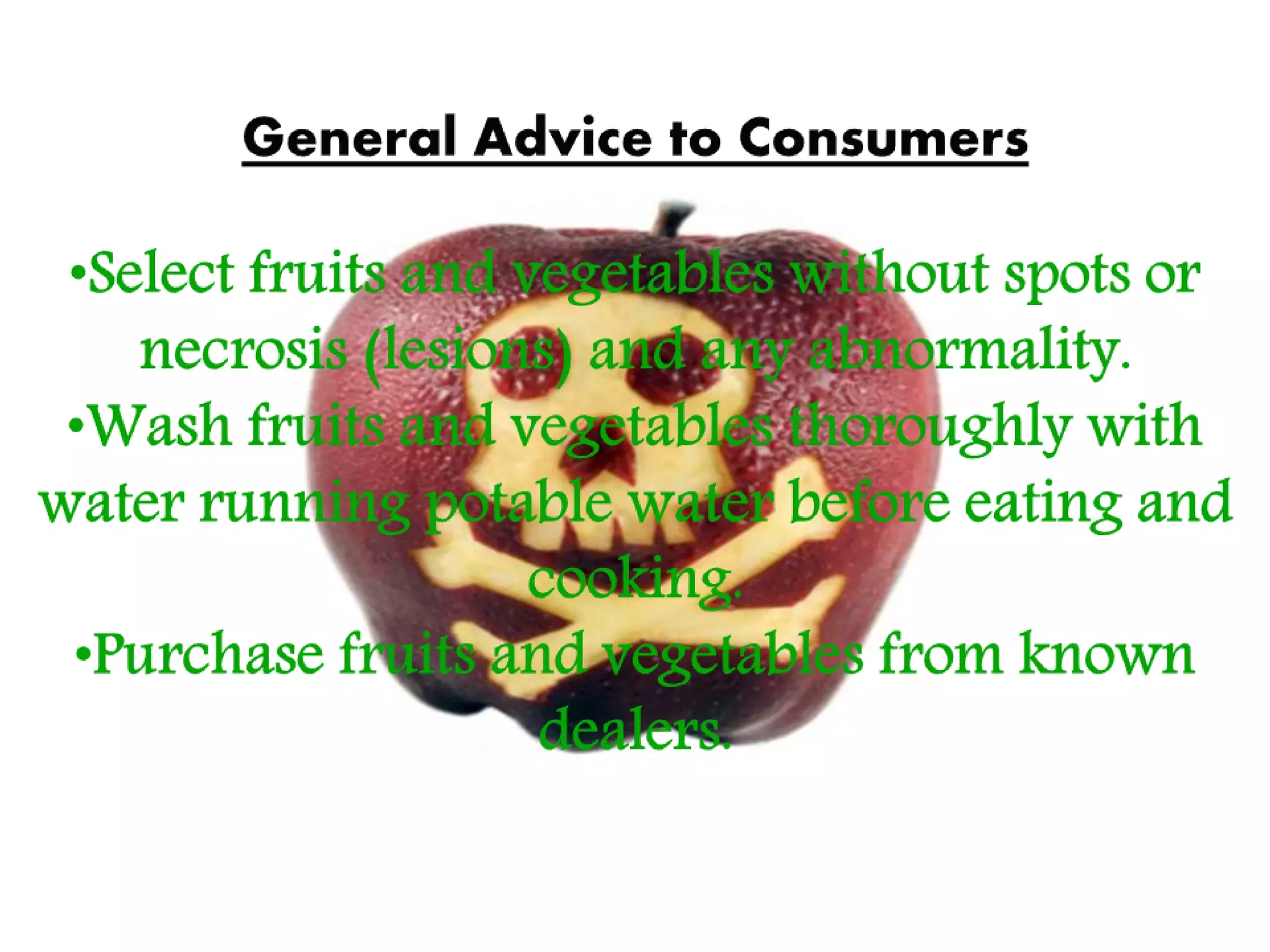 Chemicals in fruits and vegetables | PPTX