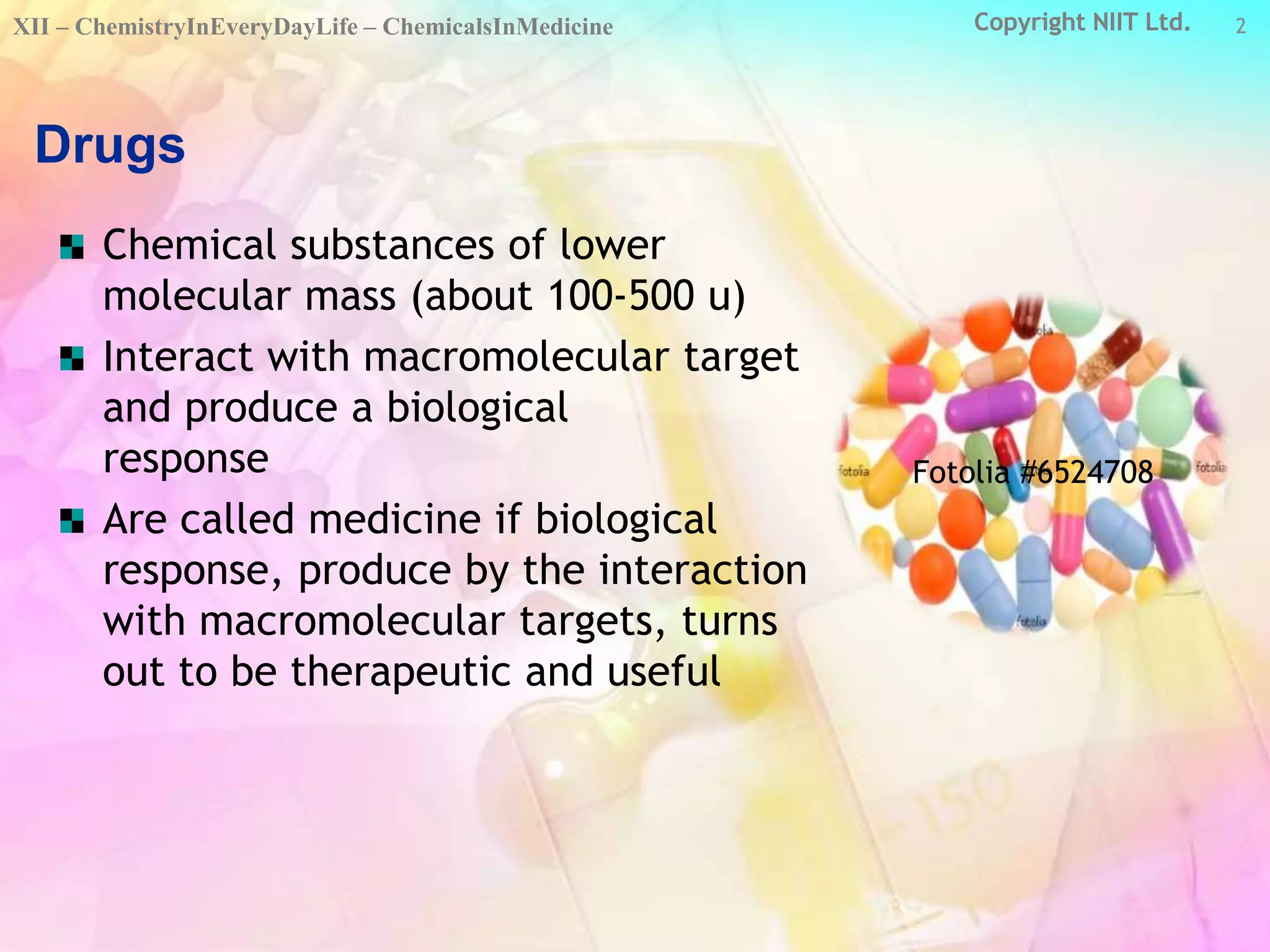 Chemicals in medicine satish | PPTX