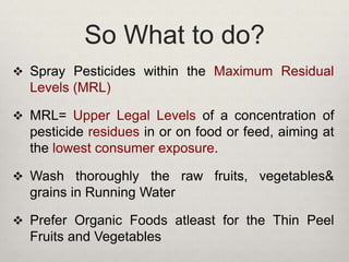 Chemicals in your food | PPTX