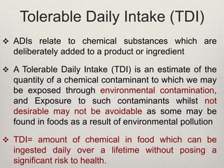 Chemicals in your food | PPTX