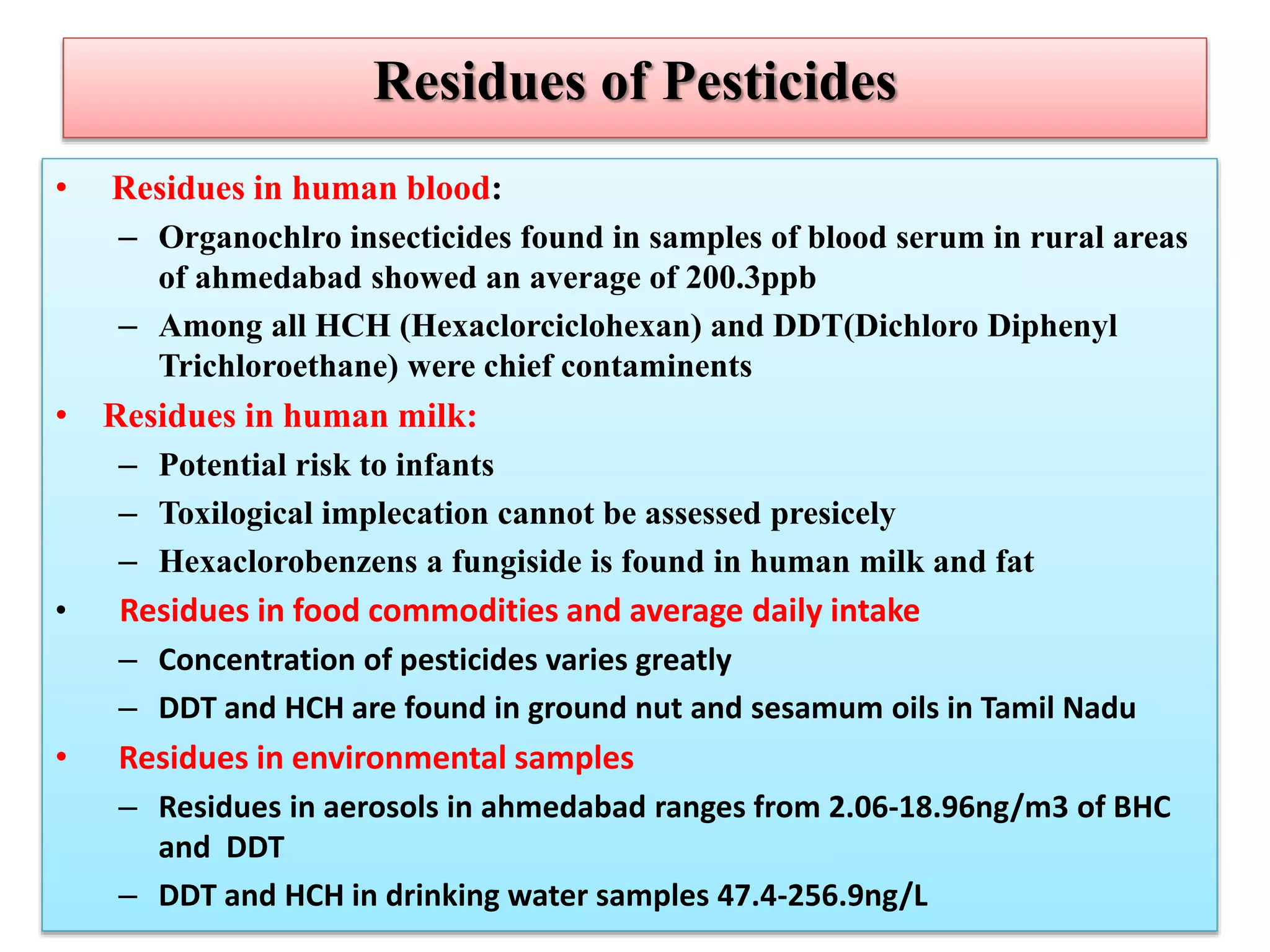 negative impact of pesticide usage in agriculture | PPTX