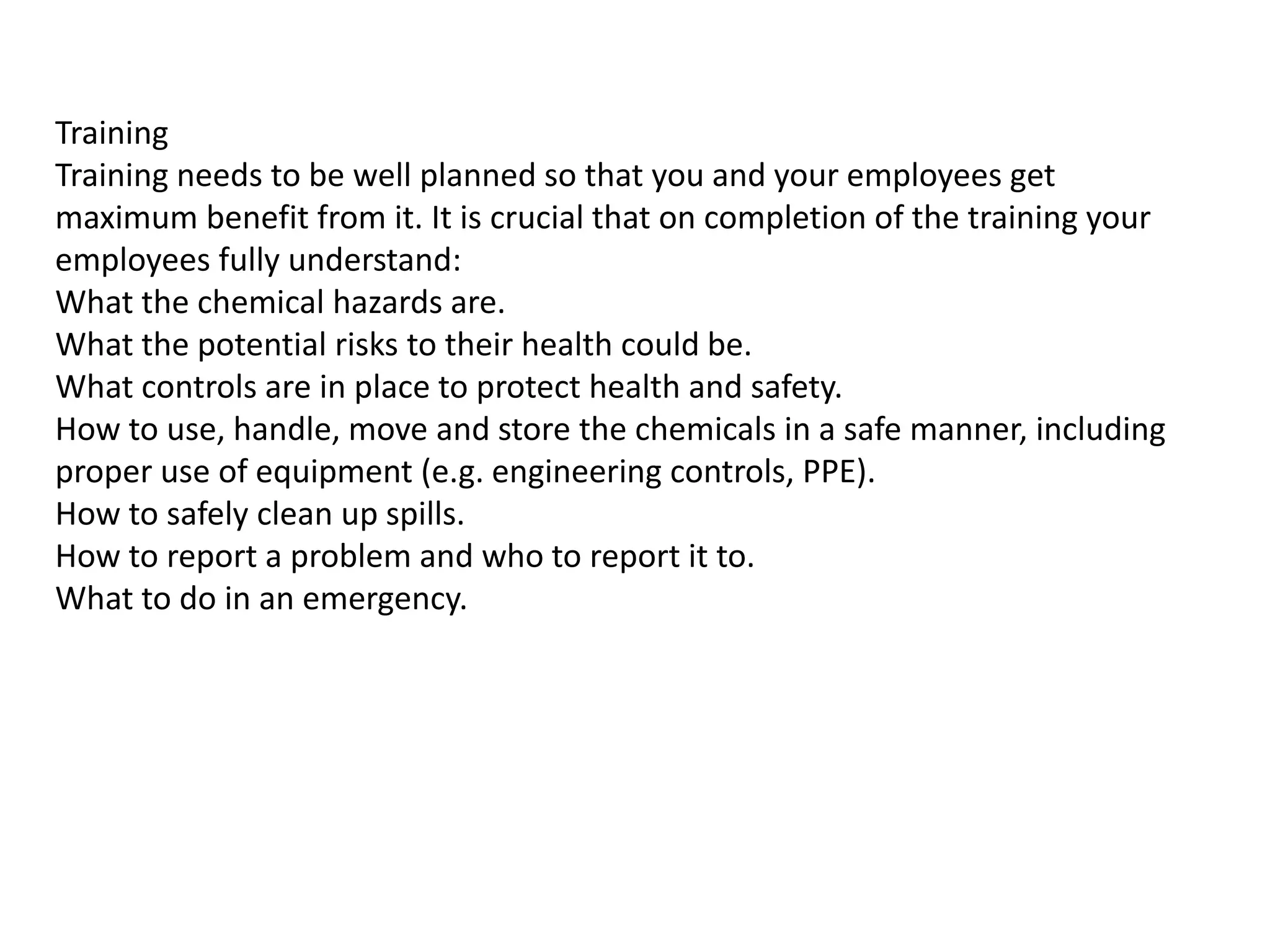 Chemicals Safety Presentation | PPTX