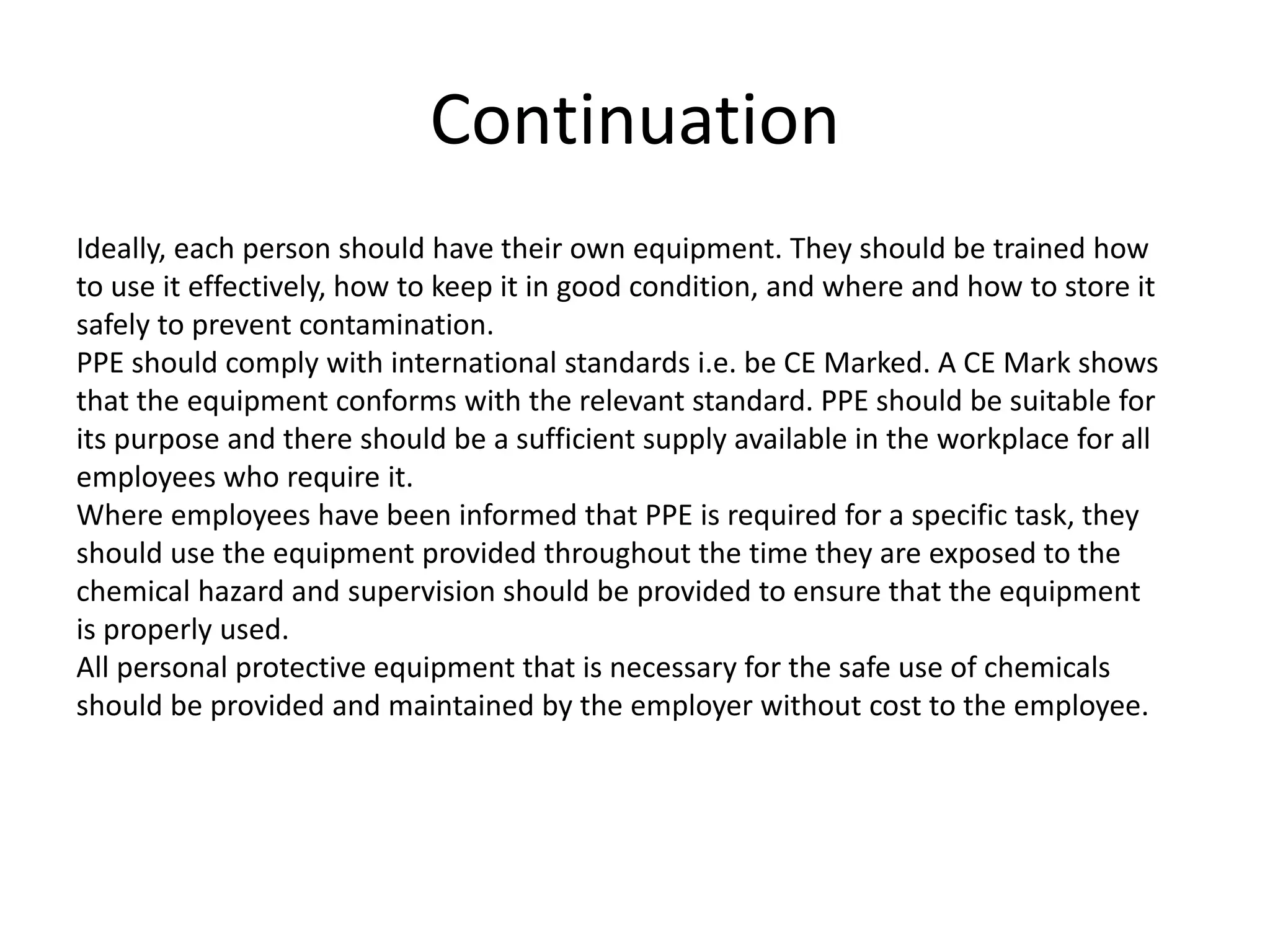 Chemicals Safety Presentation | PPTX