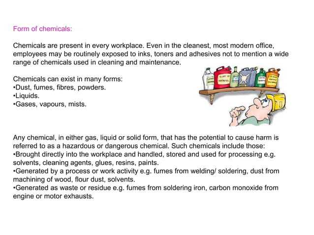 Chemicals Safety Presentation | PPTX